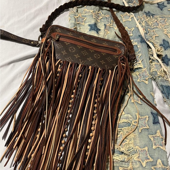 Louis Vuitton | Bags | Upcycled Lv Bag By Vintage Boho Bags | Poshmark